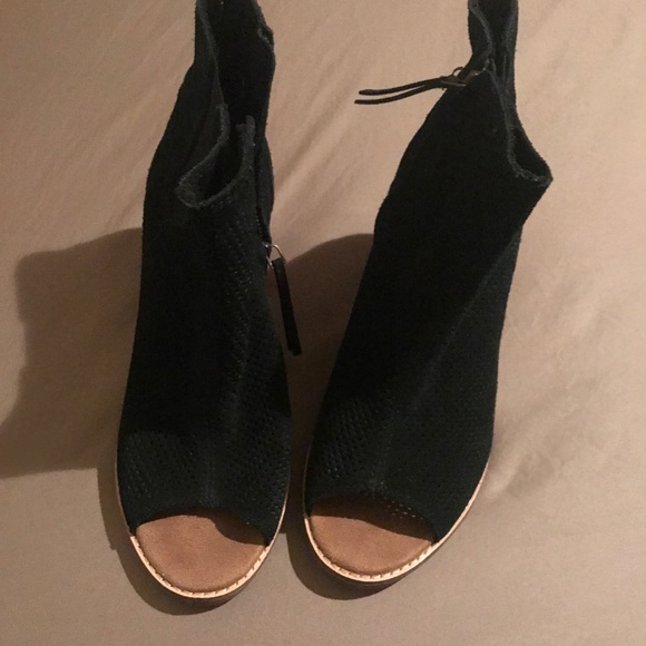 Toms | Shoes | Toms Open Toed Booties | Poshmark